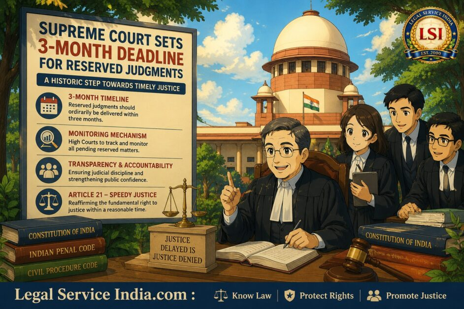 Supreme Court Sets 3-Month Deadline For Reserved Judgments: Landmark ...