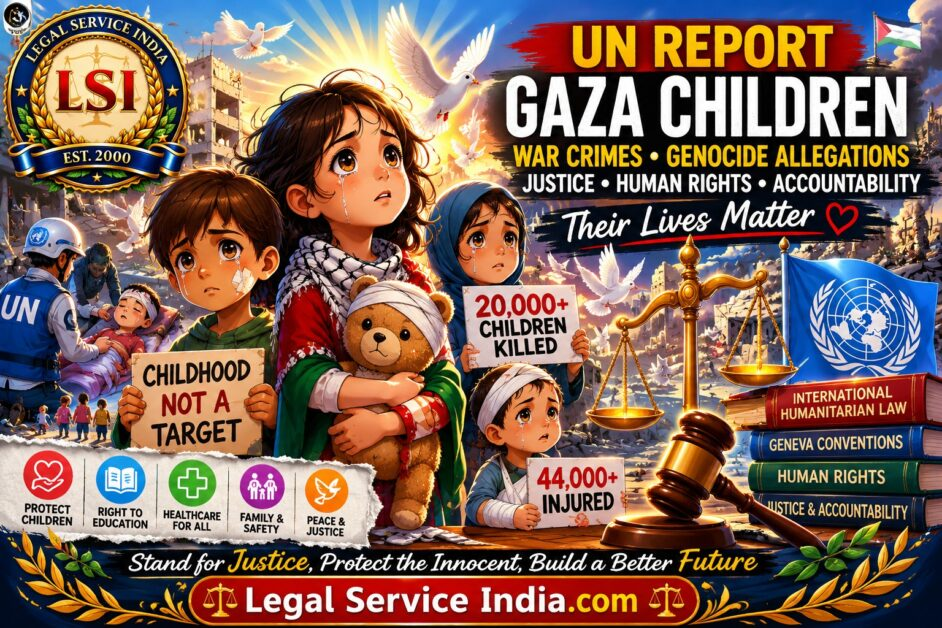 UN Report on Gaza Children: War Crimes, Genocide Allegations & the ...